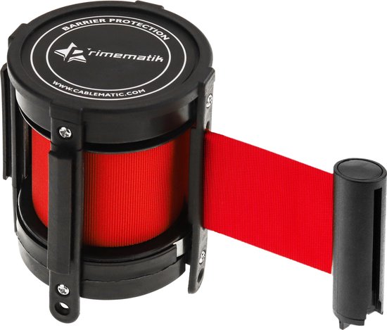PrimeMatik - Reserve cassette voor krimpband 3m rood | bol.com