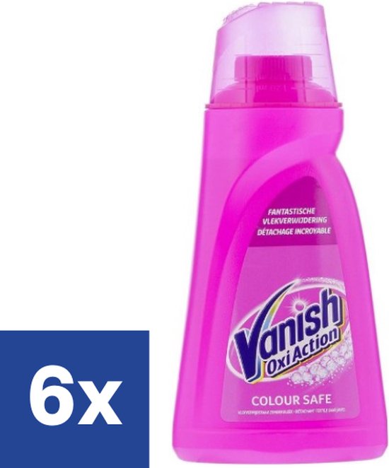 Vanish Oxi Action Colour Safe Gel - 6 x 1 l | bol