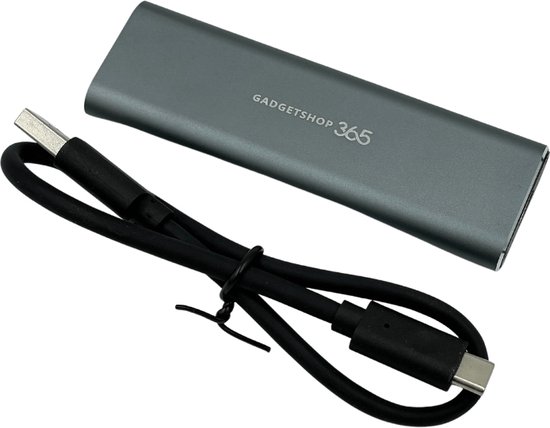 M.2 SSD-Behuizing - Type-C - Donkergrijs | bol.com