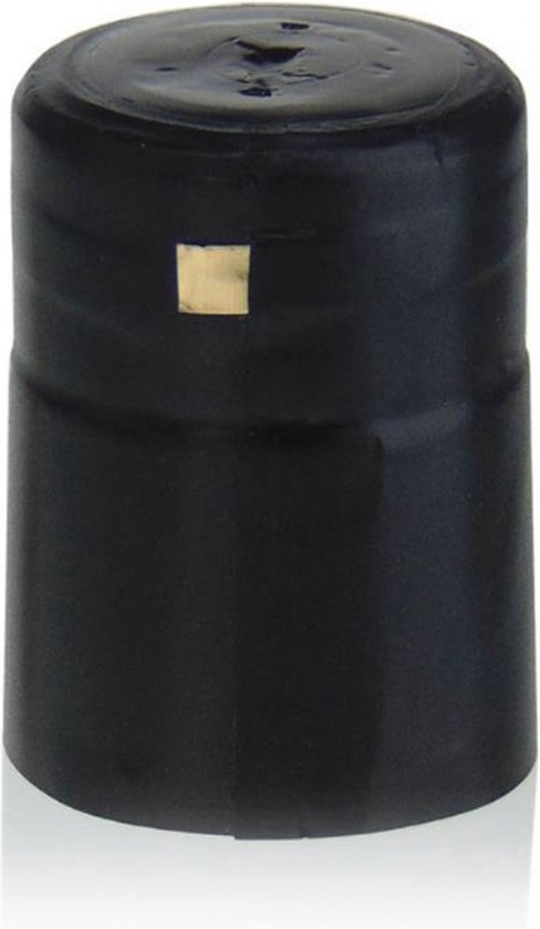 Ornina - 10 stuks zwart krimp capsule - wijn afsluiter | bol.com