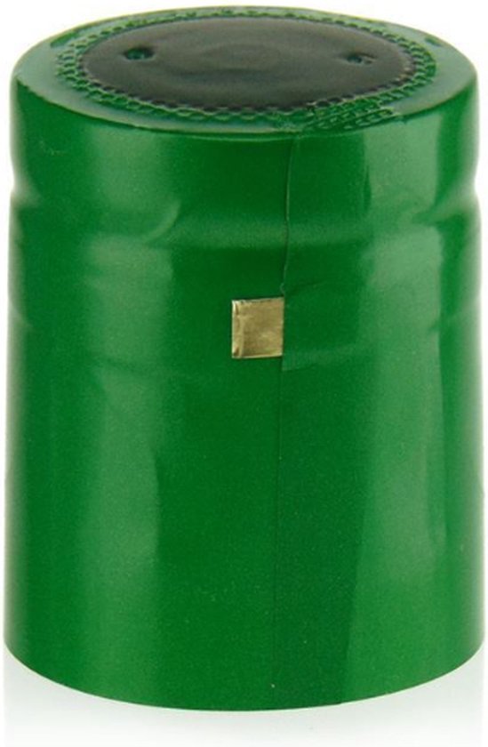 Ornina - 10 stuks groen krimpcapsules - wijn afsluiter | bol.com