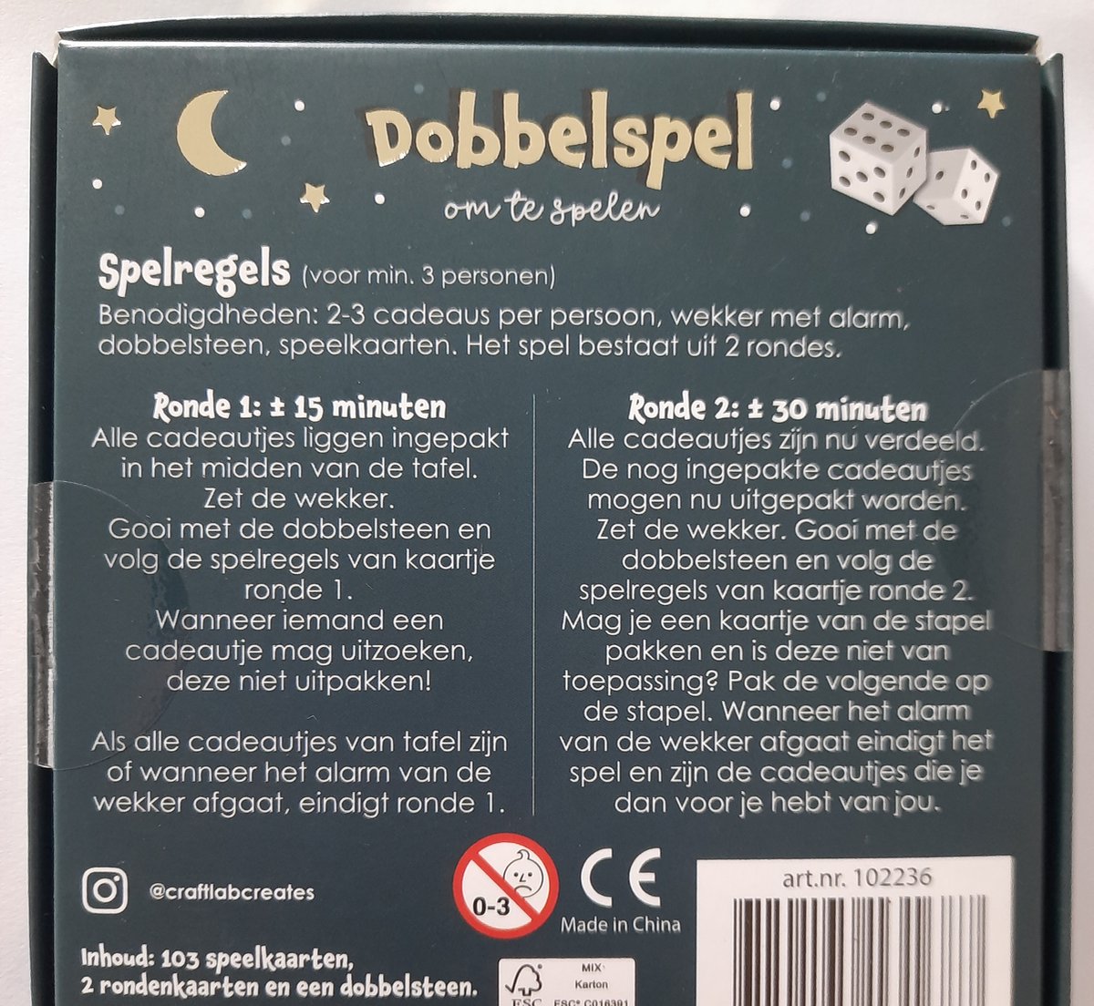 Feestdagen Sinterklaas en Kerstman Dobbelspel Dobbelen - Cadeautje ...