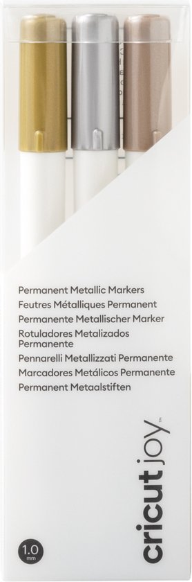 Cricut Joy Permanent markers 3-pack 1.0MM (Goud, Zilver, Koper) | bol