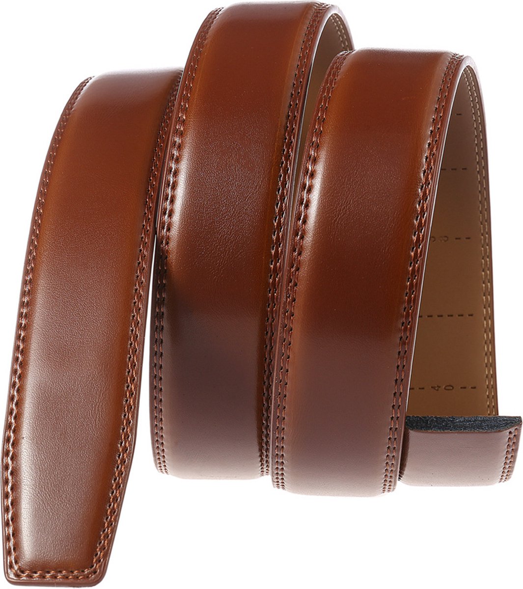 Plyesxale-Riem Heren -Leder Herenriem automatische gesp - Camel Lederen ...