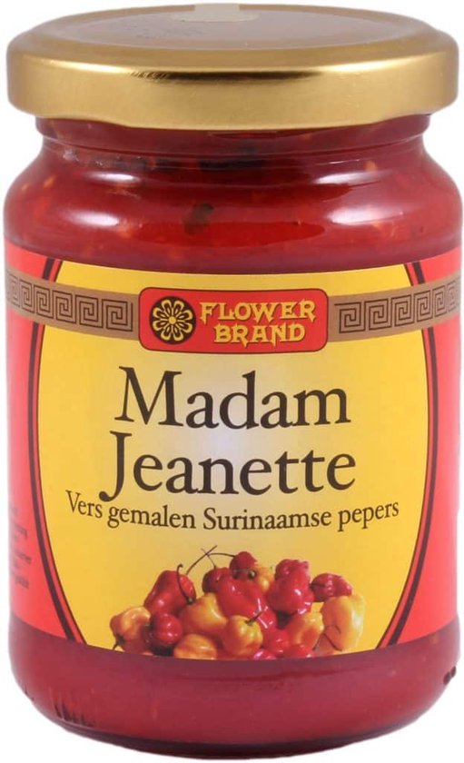 Flowerbrand® | 3 x 200 gr Sambal Madame Jeanette Rood | zeer pittige ...