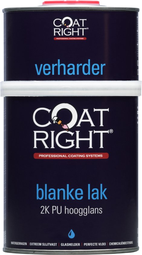 CoatRight Blanke Lak 2K PU Hoogglans 1 liter | bol