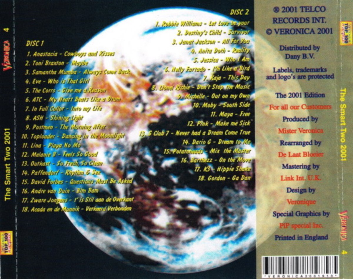 Veronica Top 100 - 2001 nummer 4, various artists | Muziek | bol.com