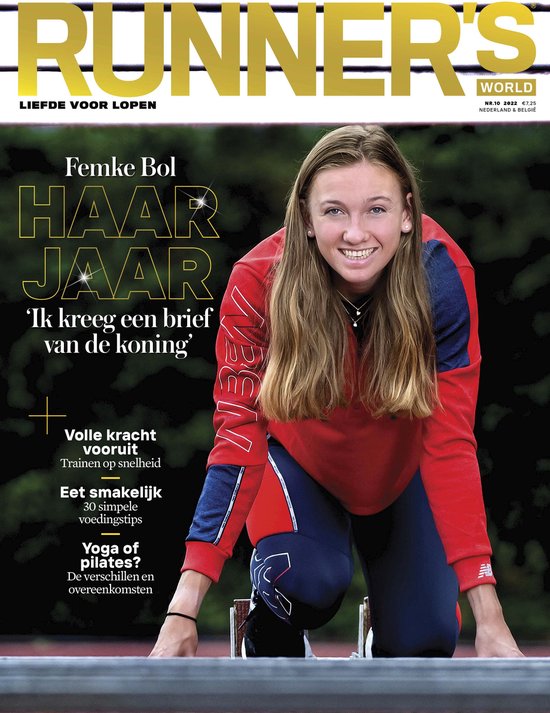 Runner's World editie 10 2022 - tijdschrift - Femke Bol | bol.com