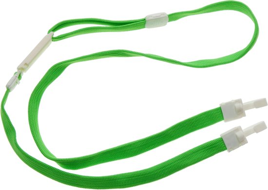 PrimeMatik - Lint om identificatiekaart aan de nek te hangen dubbele ...