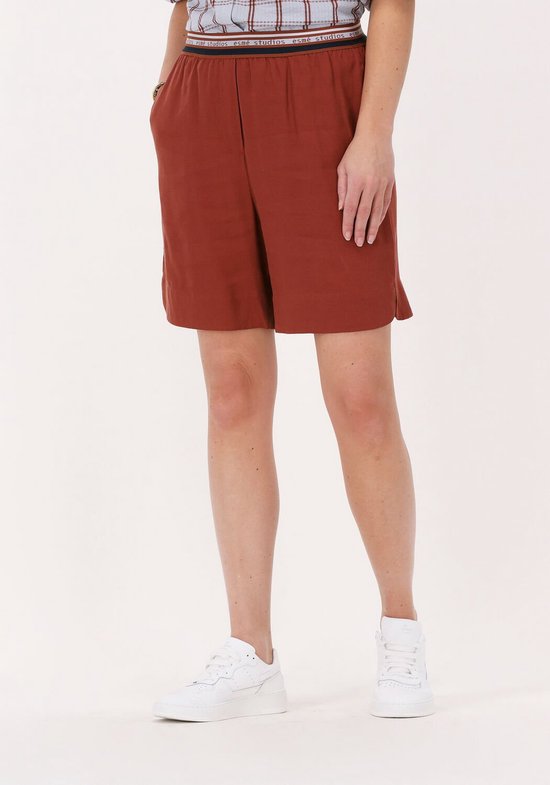 Esmé Studios Hena High Waist Short Dames - Korte Broek - Rood - Maat S ...