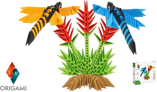 Alexander - ORIGAMI 3D - Dragonflies - 341pcs | bol.com