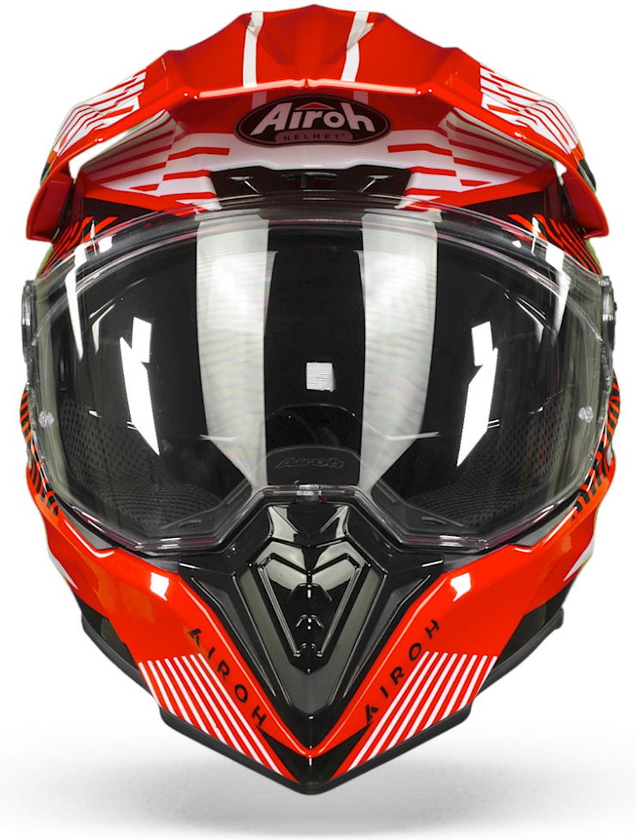 Airoh Commander Boost Rood Glanzend Adventure Helm XS | bol.com