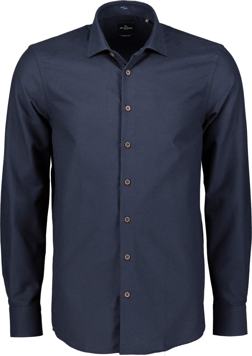 Jac Hensen Overhemd - Modern Fit - Blauw - 6XL Grote Maten | bol.com