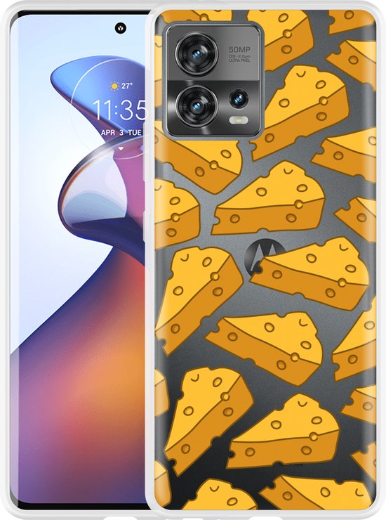 Cazy Hoesje geschikt voor Motorola Edge 30 Fusion - Cheesy | bol