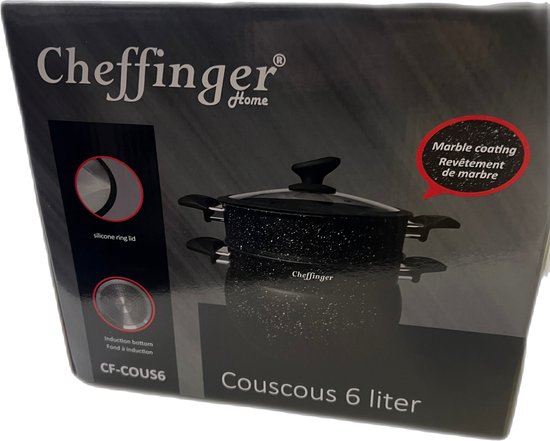 Couscouspot/ Stoompot 6 liter Cheffinger | bol.com