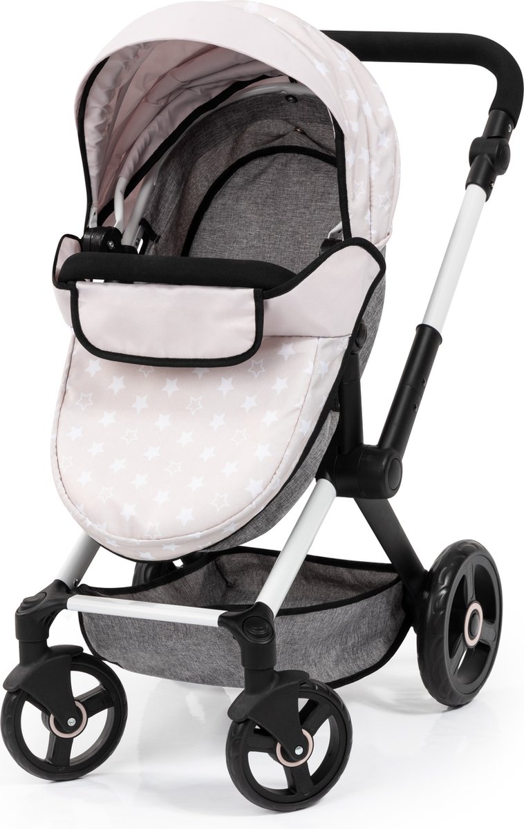 Bayer Design 17031AA Combi Poppenwagen Xeo, tas, beige, jeans-grijs ...