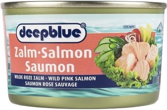 Deepblue wilde roze zalm ( blik ) 12x213 gram | bol.com