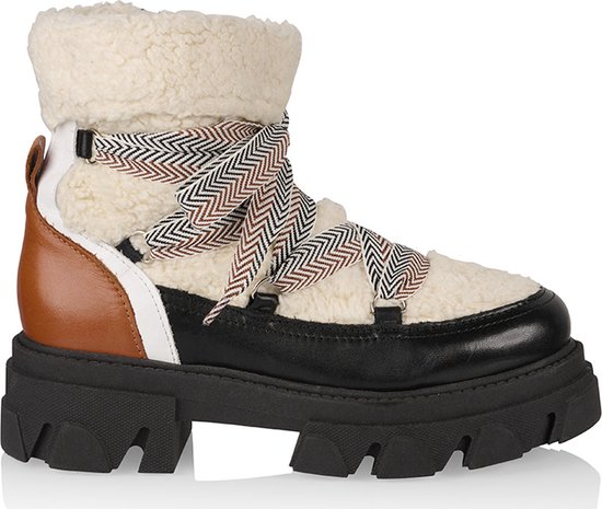 DWRS Label Dames Harbin Biker Boots Zwart maat 39 | bol
