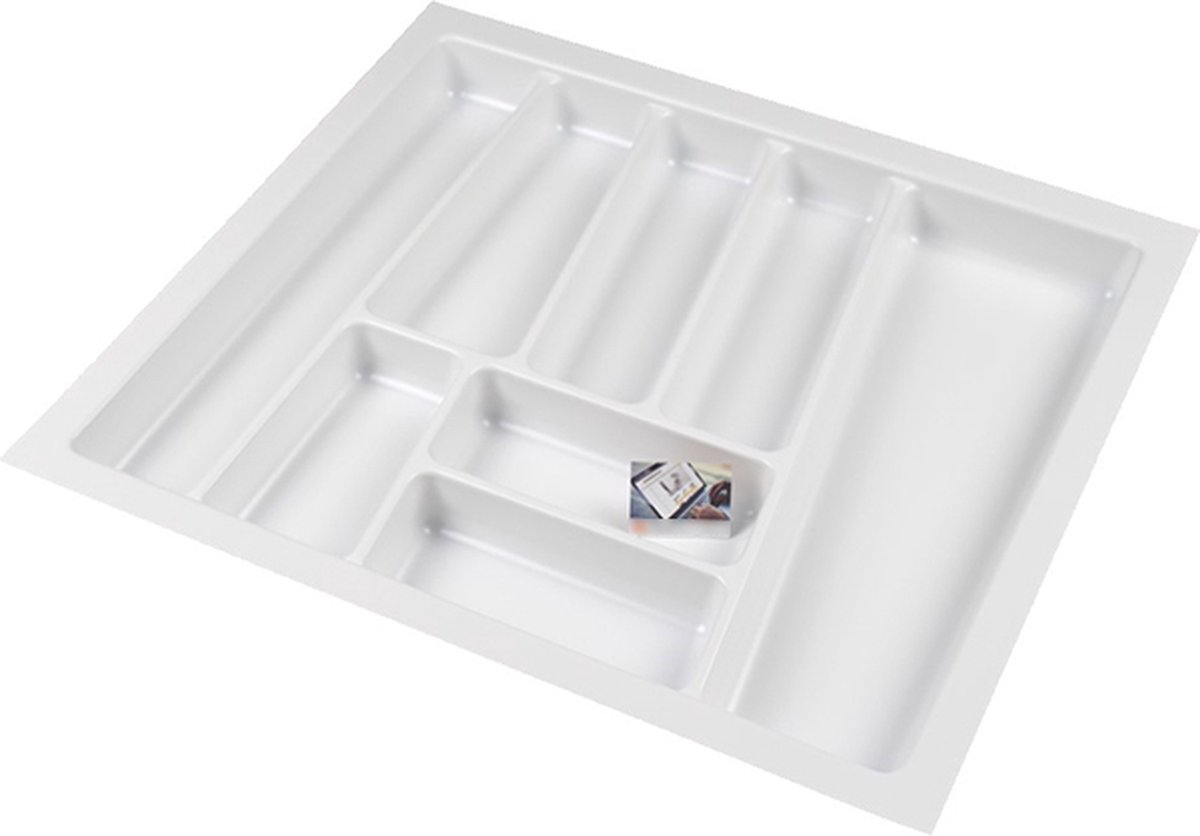 Kunststof Bestekbak Style Serie Wit, Breedte 54-50 cm - Diepte 48-44 cm ...