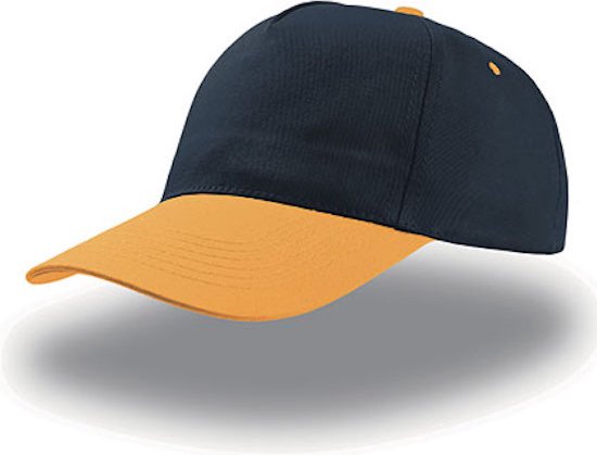 Atlantis 'Start Five Cap' Donkerblauw/Geel | bol