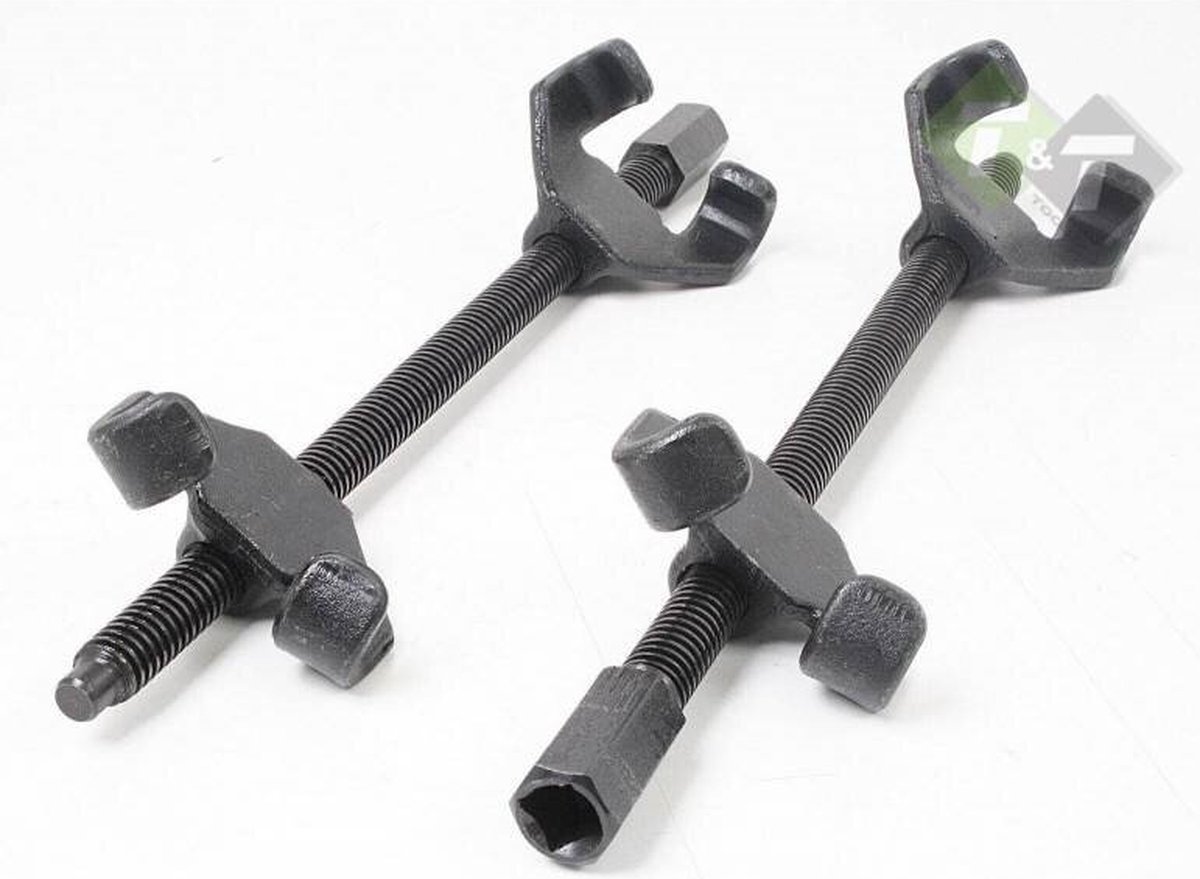 Veerspanner heavy duty - Veer klem set - Verenklem 350 mm - SATRA | bol.com