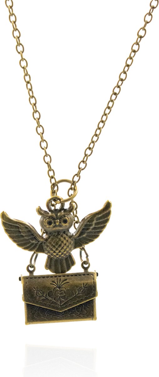 Harry potter - Hedwig - ketting - Sieraden - Kleding - Necklace - Uil ...