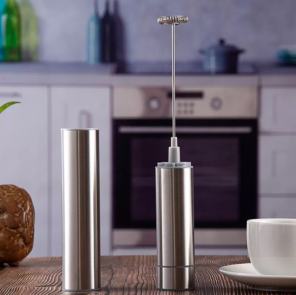 Melkopschuimer - Handmatige Melkopschuimer - Melkklopper - Opschuimer ...