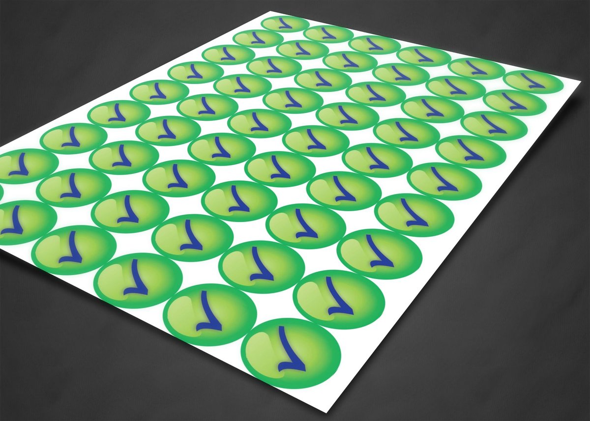 Groene Vinkjes Beloningsstickers - 5 VELLEN - 270 STICKERS - 19 mm ...