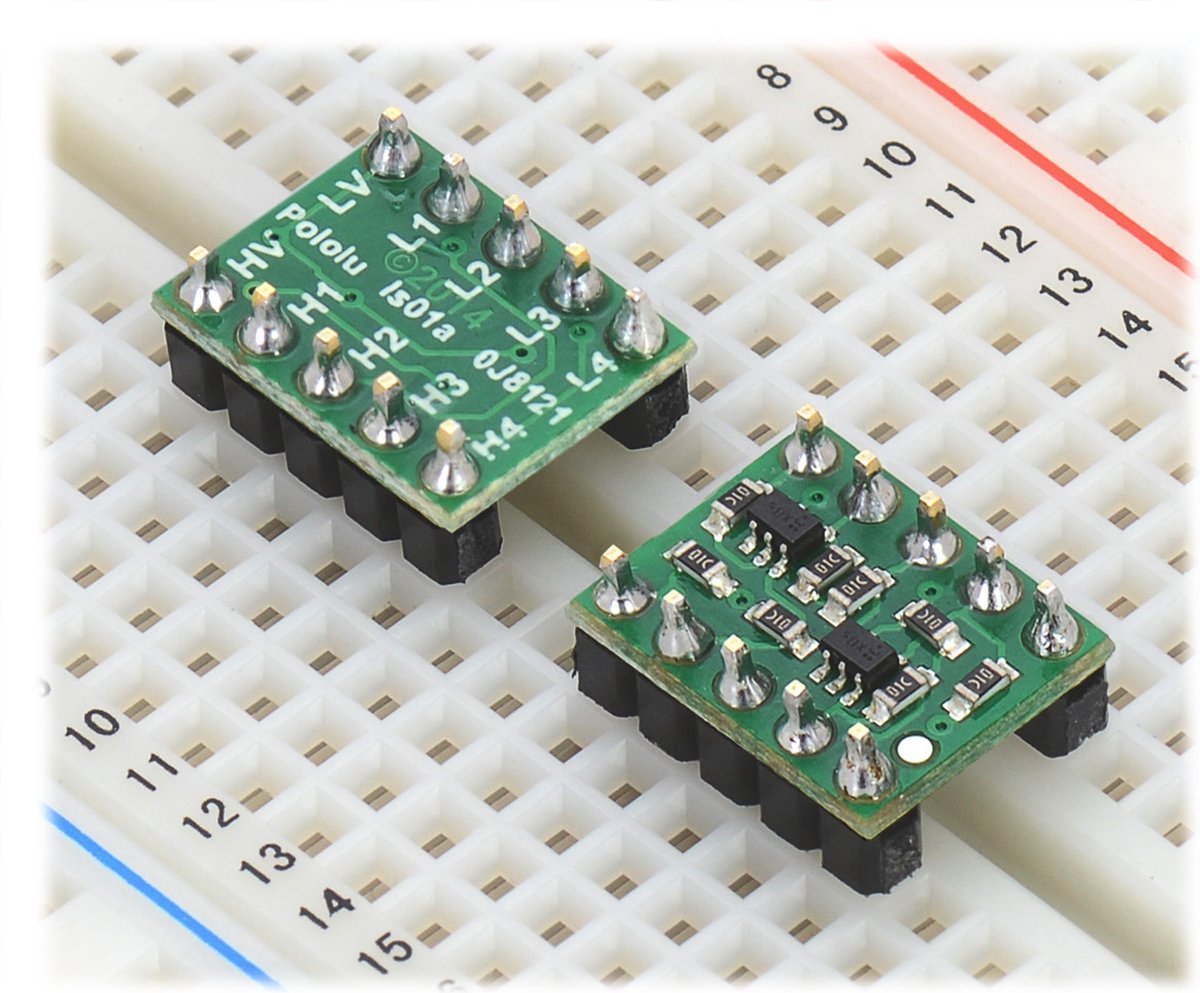Logic Level Shifter, 4-Channel, Bidirectional Pololu 2595 | bol.com