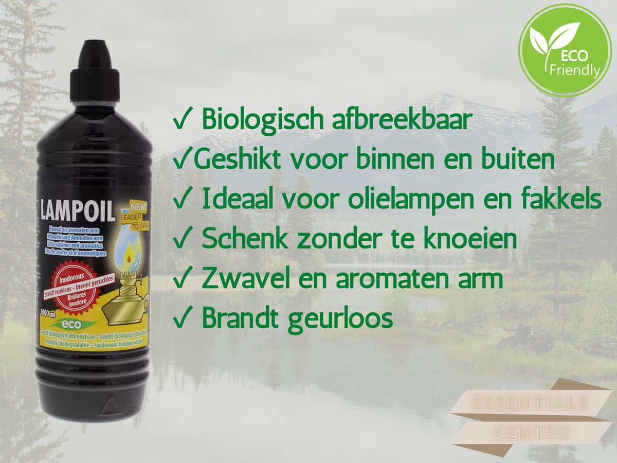 Lampenolie Geurloos Blank - Tuinfakkelolie - Lampolie - ECO ...
