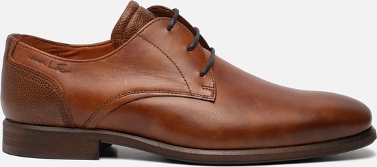 Van Lier Erasmo veterschoenen cognac Leer 311201 - Heren - Maat 43 ...
