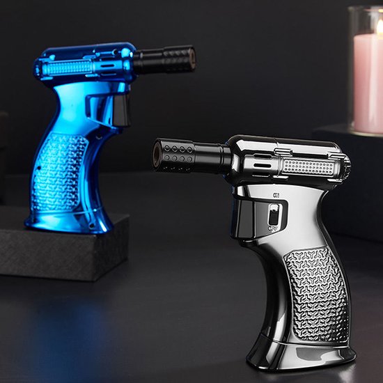 Debang Plastic Jet Torch Blauw - Jetflame Aansteker - Windproof ...