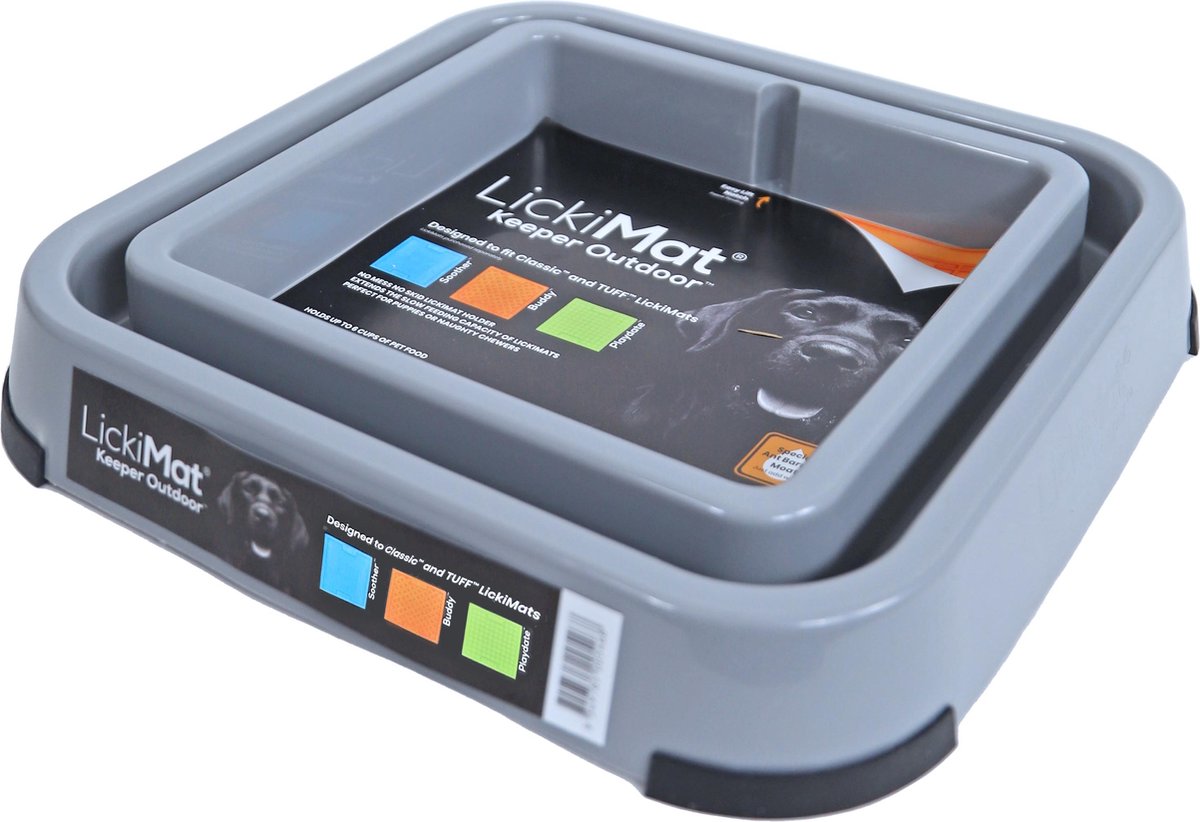 Licki Mat outdoor keeper - Voederbak/Voederbakhouder voor LickiMat anti ...