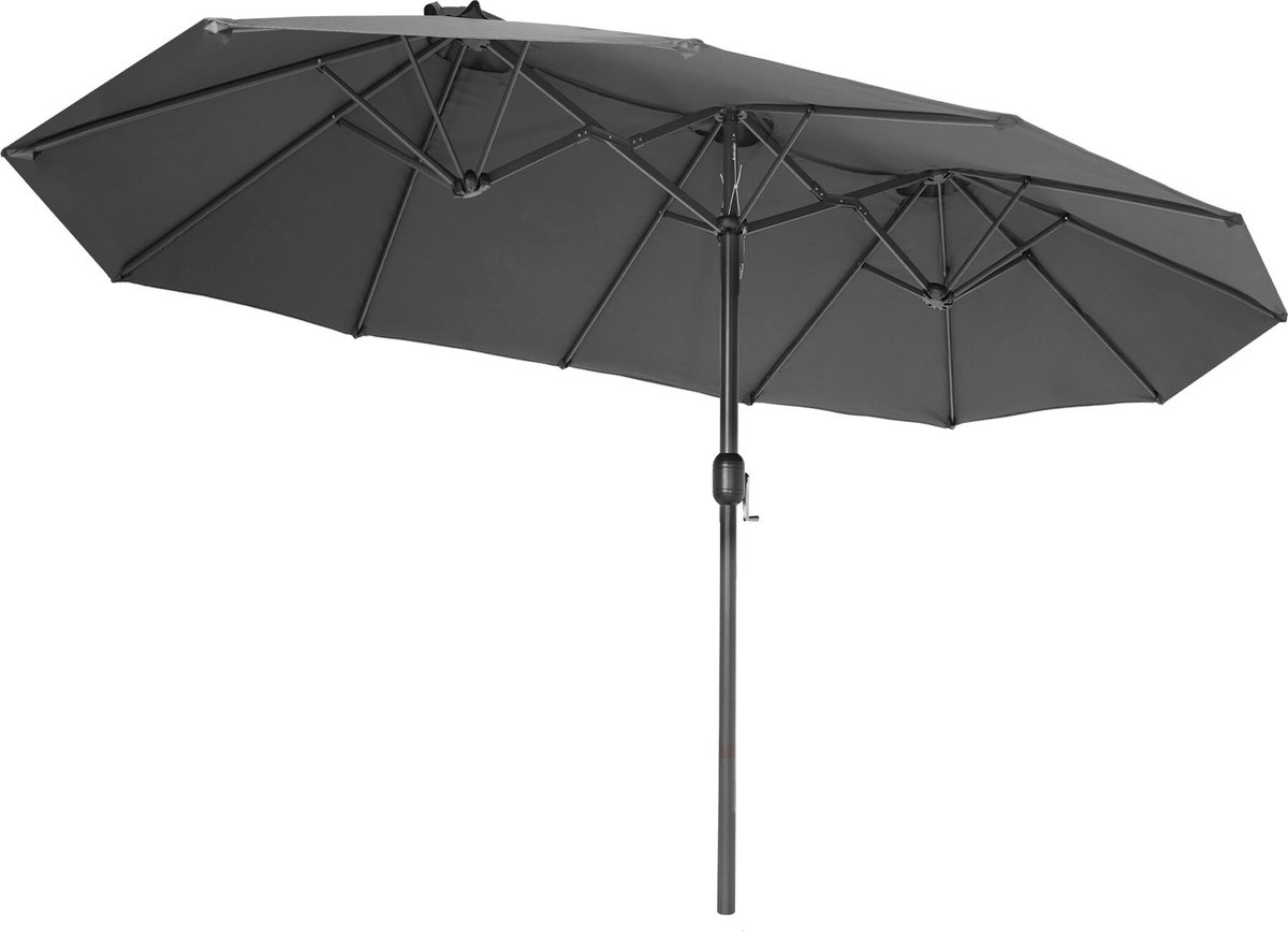Goose Lyne® | Parasol - Gris Parasol - Parasol de Jardin - Parasol - XL ...
