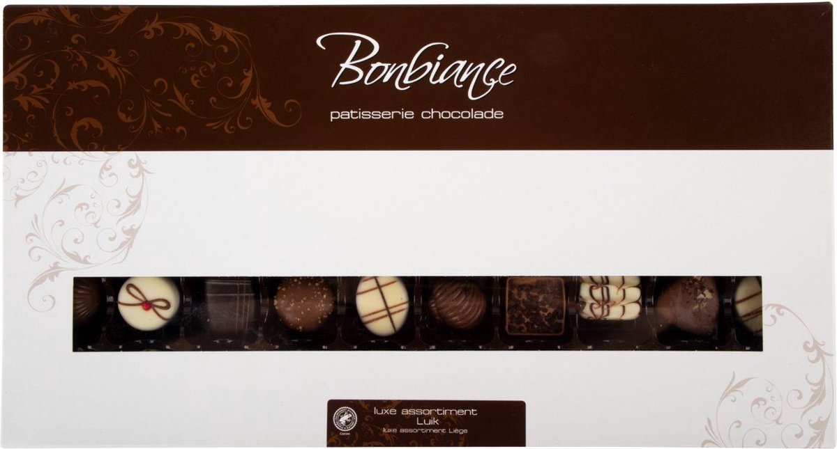 Bonbiance Chocolade 50 Bonbons Luxe assorti - Doos 805 gram | bol.com