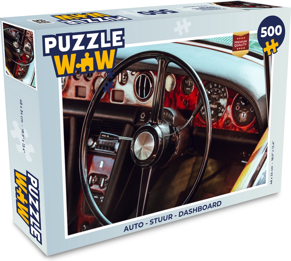 Puzzel Auto - Stuur - Dashboard - Legpuzzel - Puzzel 500 stukjes | bol.com