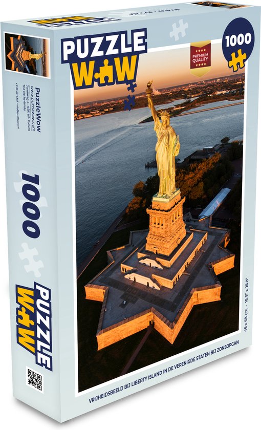Puzzle Statue de la Liberté à Liberty Island aux Etats-Unis au lever du ...
