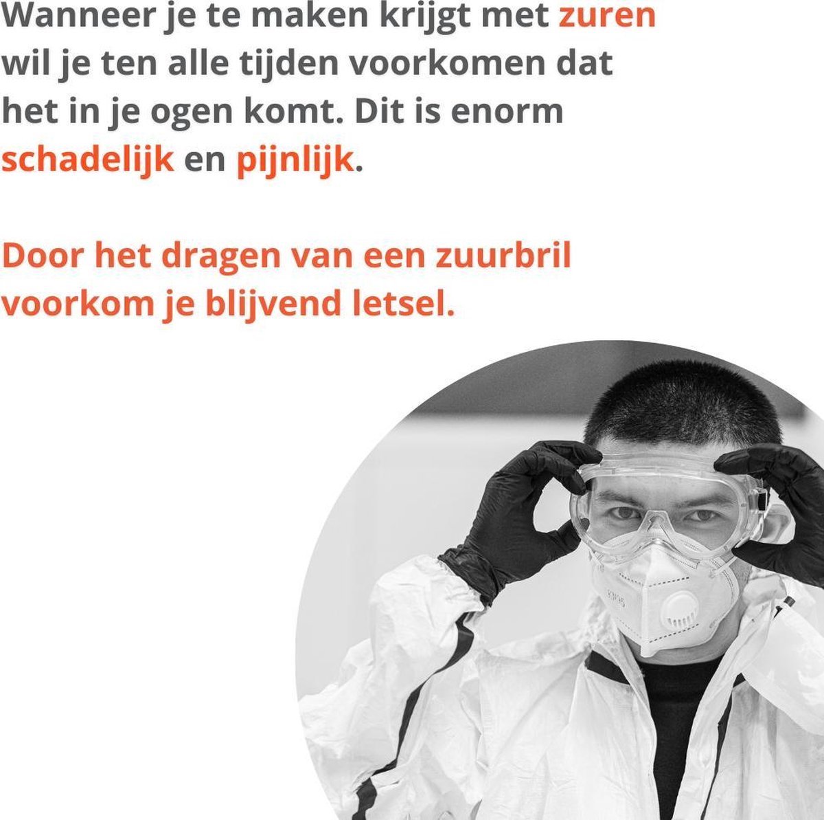 Climax 539C - Zuurbril - Overzetbril - Ruimzichtbril - Anti condens ...