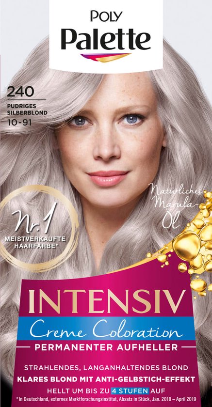 Poly Pallet 240 zilverblond Haarverf - Haarkleuring. | bol.com