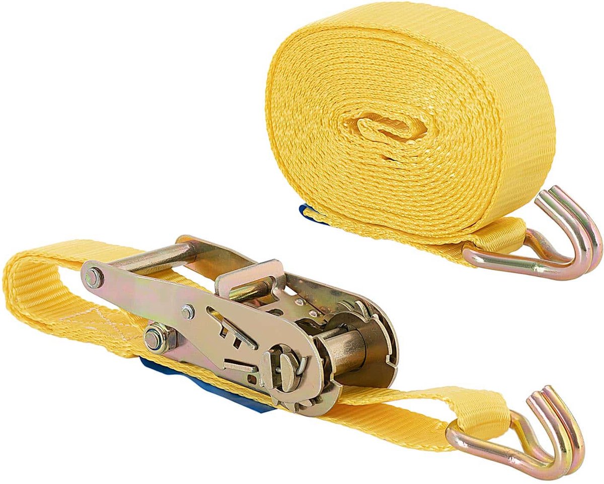 MSW 2 cinchas con tensor de carraca - ladingzekering - 5 m (4,5 m de ...