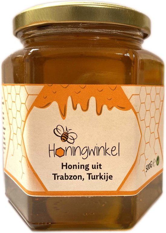 Trabzonhoning, Turkije - 500g - Honingwinkel - Vloeibare Honing in een ...