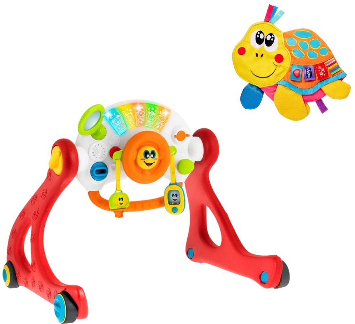 Chicco bundel - Baby Gym Vier Posities & Knuffel Lulu Schildpad ...