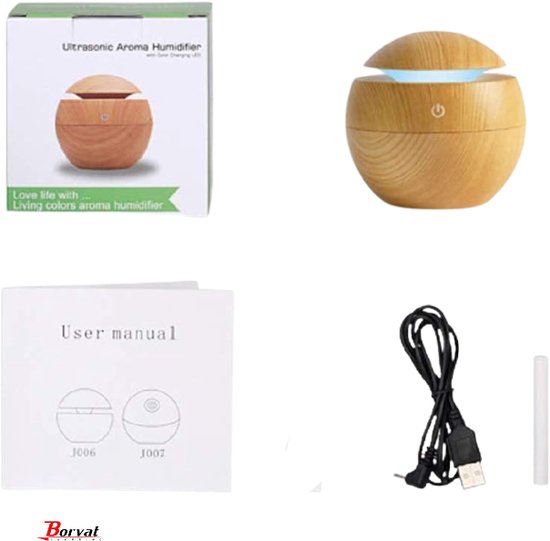 Borvat® | Aroma diffuser Geur Verspreider Anti Bacterie Met Sfeervolle ...