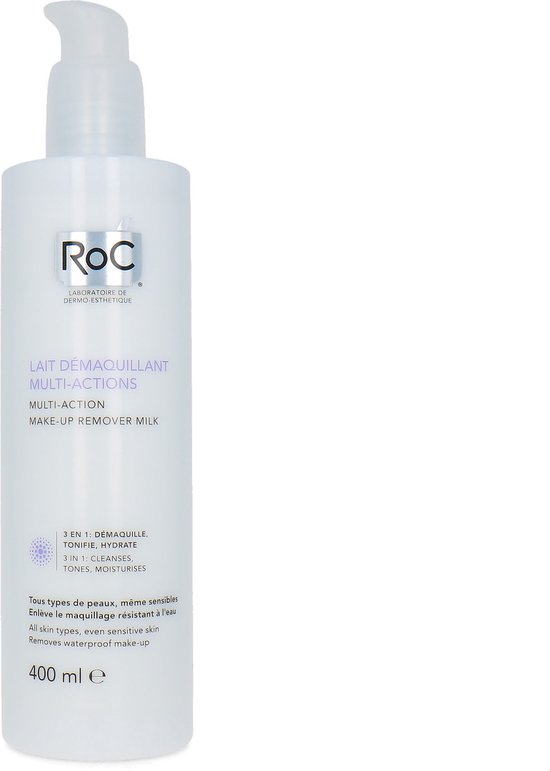 RoC Multi-Action Make-Up Remover Milk - 400 ml | bol.com