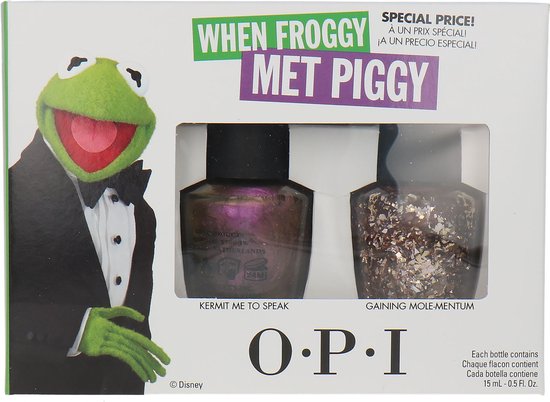OPI Muppets Most Wanted Gift Set - Kermit Me To Speak-Gaining Mole ...