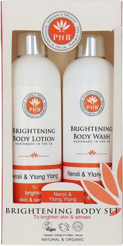 PHB Ethical Beauty Brightening Body Set - Bodywash & Bodylotion | bol.com