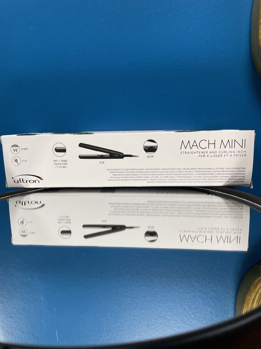 Ultron Mini Mach Straightener Limited Edition Black | bol.com