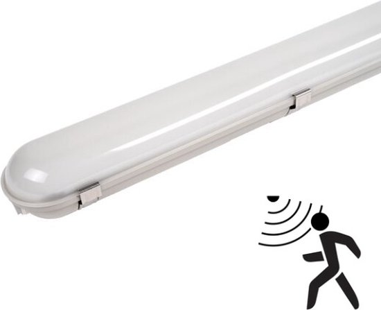 LED TL armatuur met sensor | 120cm | 40W | Waterdicht - 4500K - Naturel ...