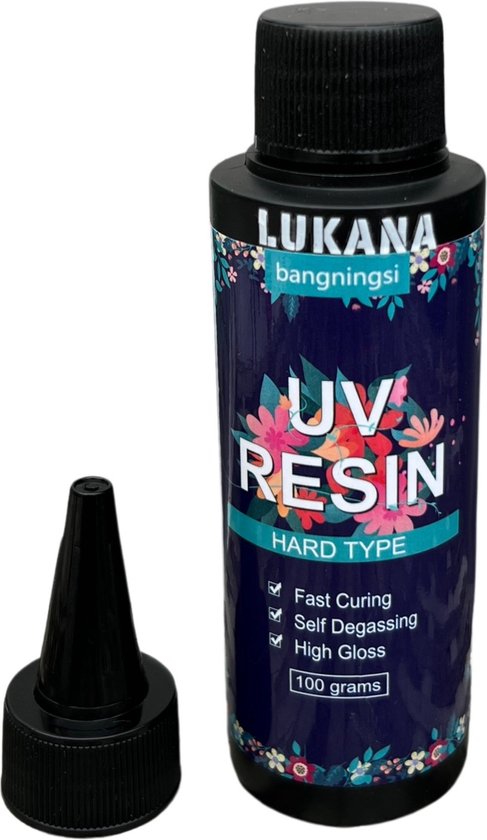 Lukana UV Resin Epoxy Hars - 100 Gram - Sieraden maken - Transparant ...