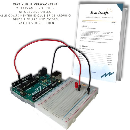 Arduino leerpakket voor beginners: Pakket 1 - [het led lampje ...